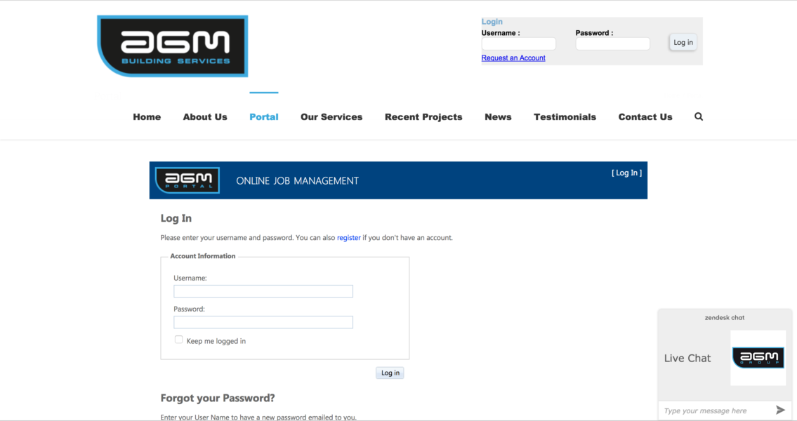 AGM Building Services Portal - AGM Group